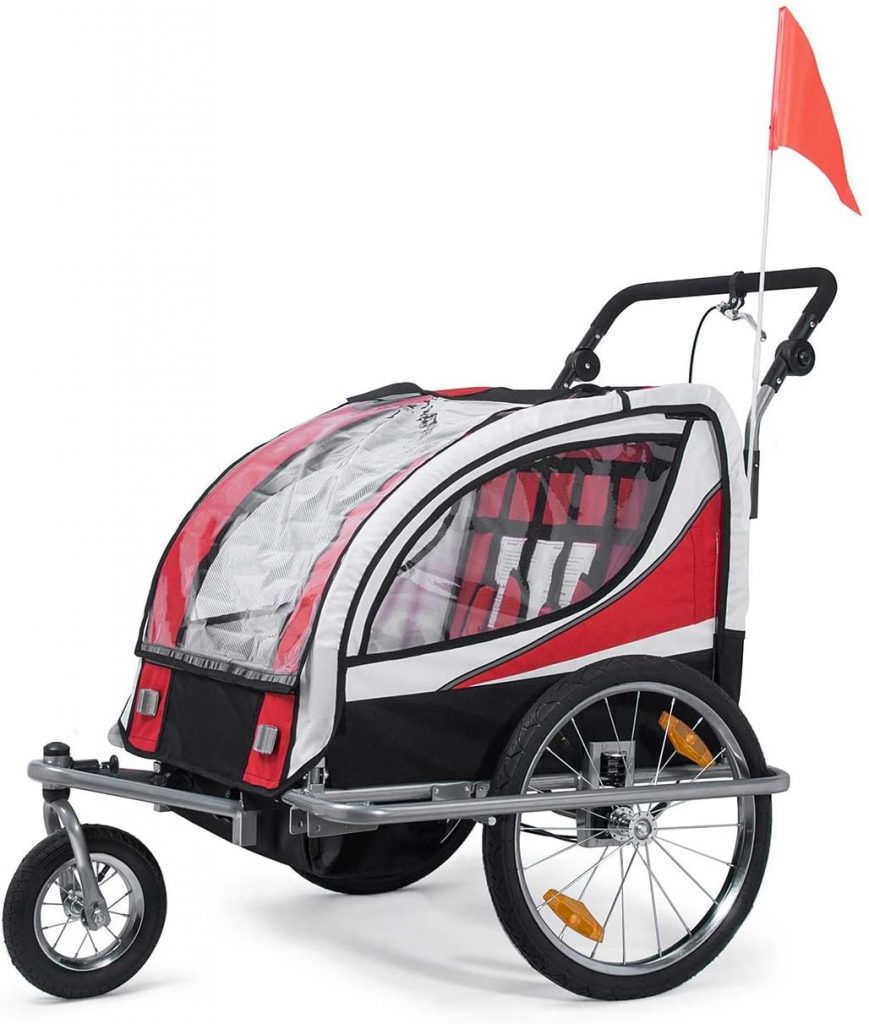 Remolque para bicicleta: carros para llevar niños con la bici - OFERTAS